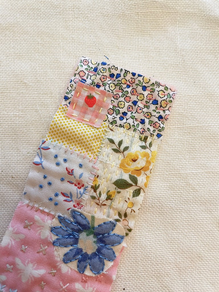 The Maker's Stash - English Paper Piecing - Snippets & Stitches Bookmark - English Paper Piecing