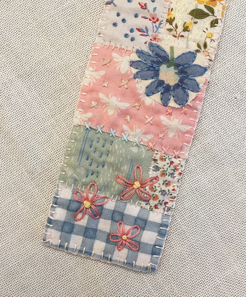 The Maker's Stash - English Paper Piecing - Snippets & Stitches Bookmark - English Paper Piecing