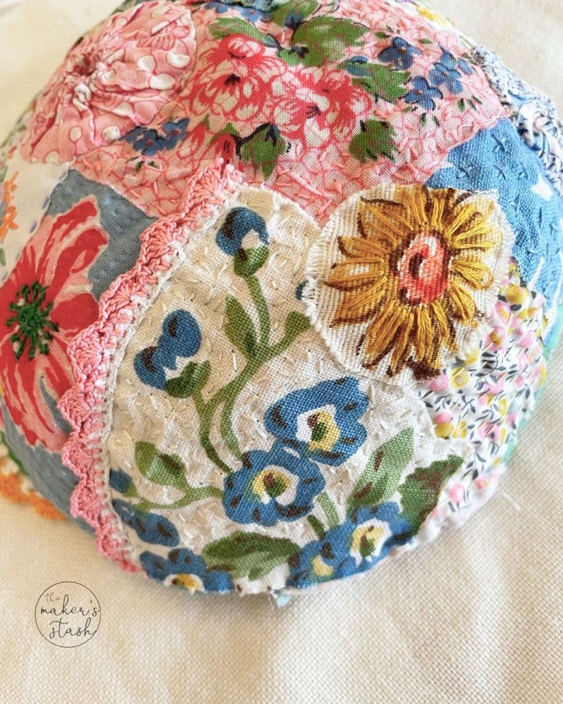 Slow Stitched Textile Bowl