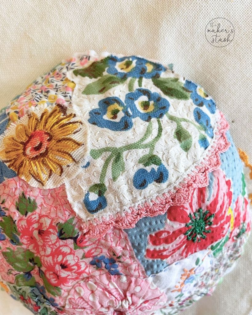 Slow Stitched Textile Bowl