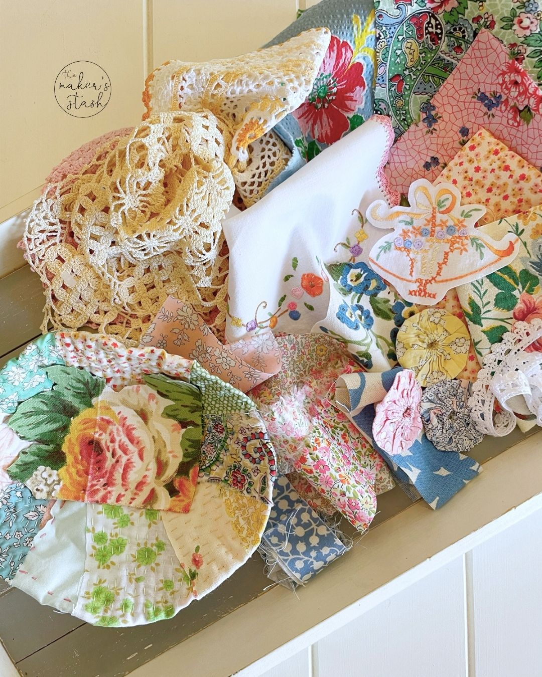Slow Stitched Textile Bowl
